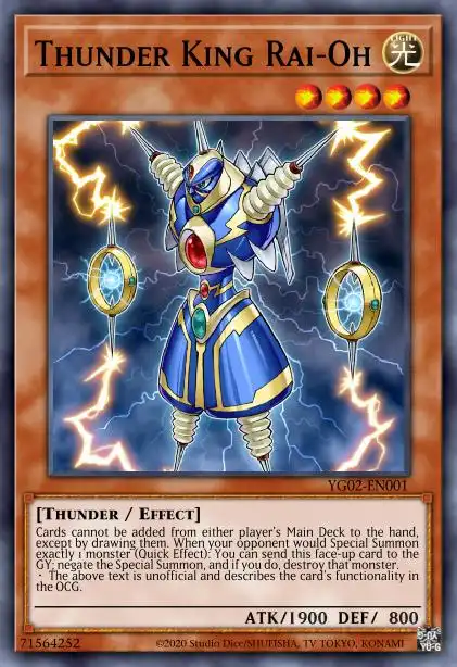 Edison Rulings: Thunder King Rai-Oh